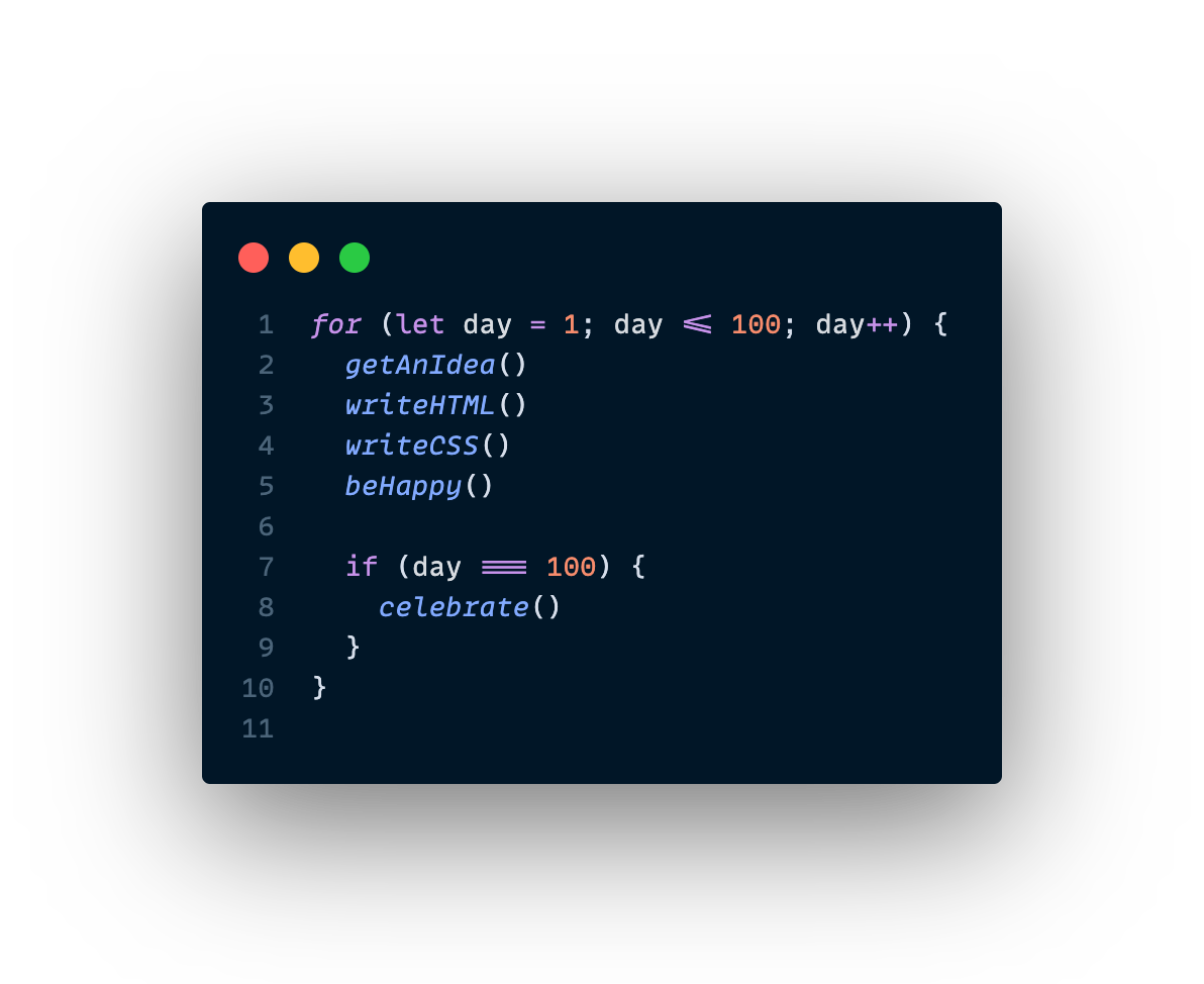 My 100 Days CSS